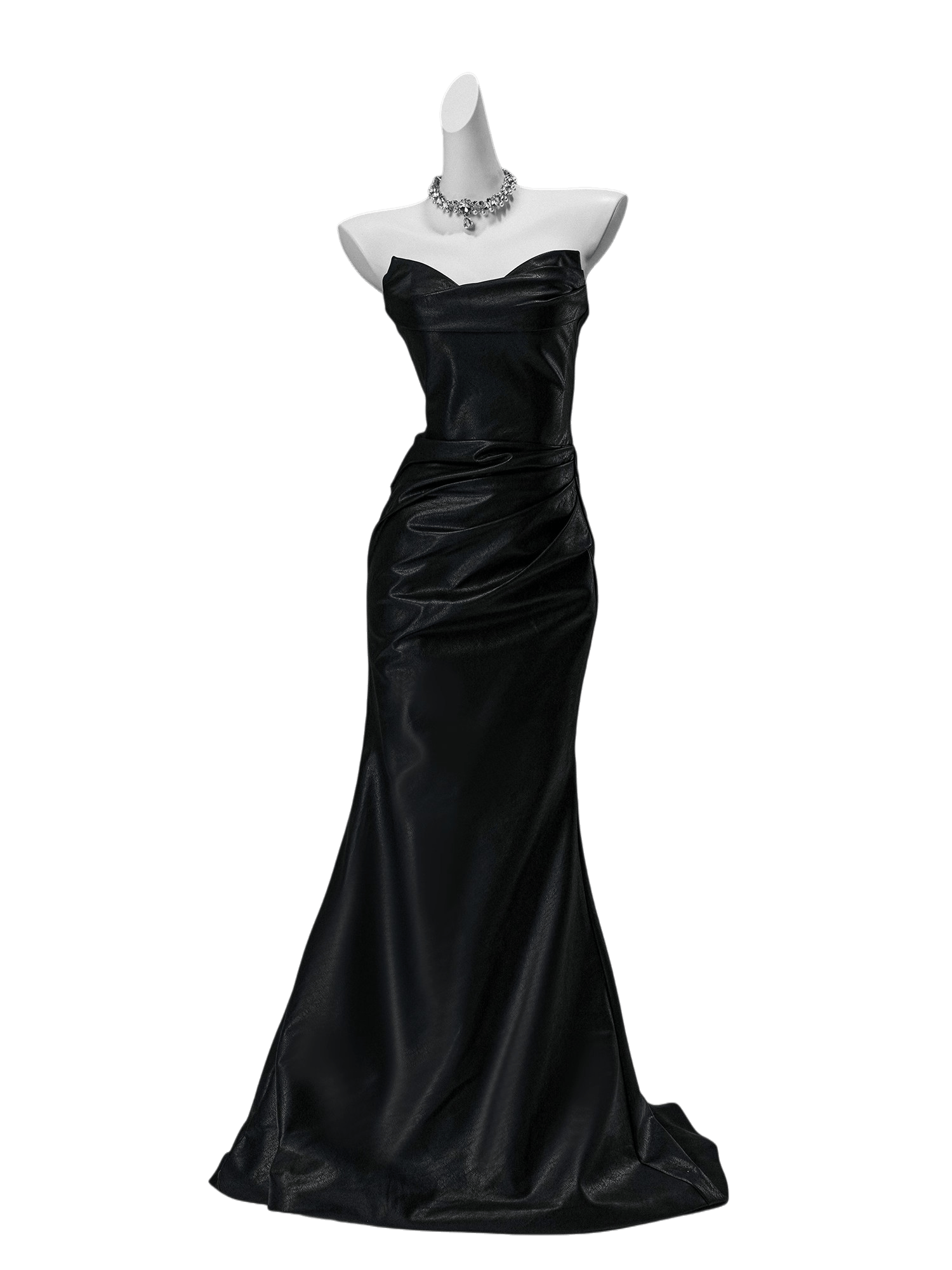 CROSSQUEEN Obsidian Regal Noir Couture Gown – CHINASQUAD